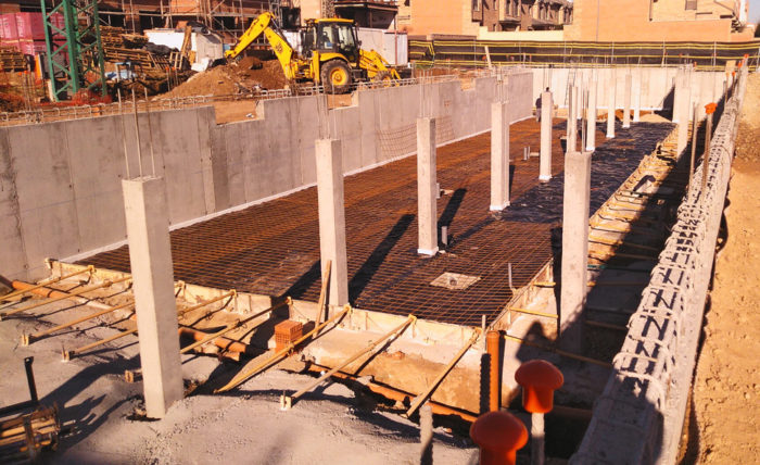 Construcción de muros encofrados en Madrid y Toledo